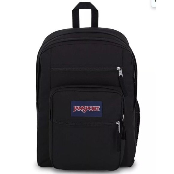 Jansport | Bags | Jansport Mens Black Big Student Backpack Adjustable ...